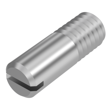 Schaftschrauben mit Kegelkuppe und Schlitz, DIN 427, M 2 x 6 - HERRMANN ECHTDAMPF